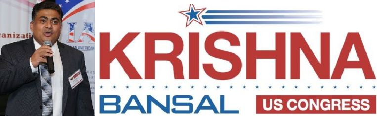 Krishna Bansal got support for his Congressional bid - IndiaPost NewsPaper